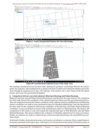 Integration of Khartoum Cadastral Information into State and Sudan Base Map | PDF