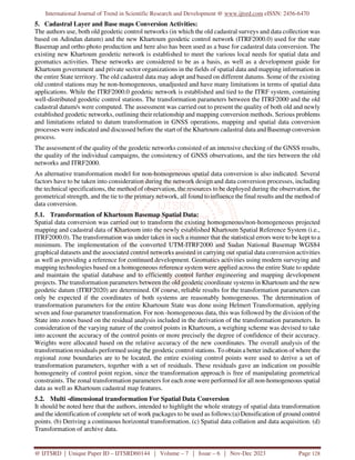 Integration of Khartoum Cadastral Information into State and Sudan Base Map | PDF