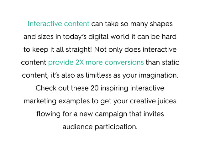 20 interactive marketing examples | PPT