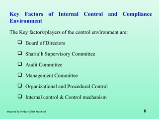 Internal control & compliance | PPT