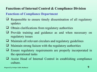 Internal control & compliance | PPT