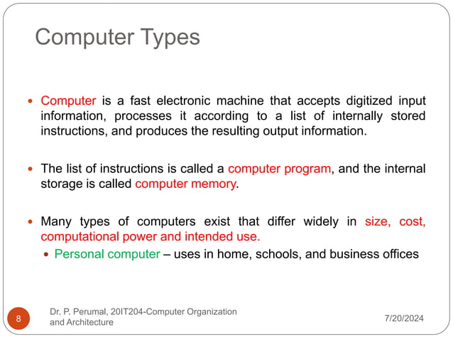 20IT204-Computer Organization and Architecture-Lecture 1.pptx