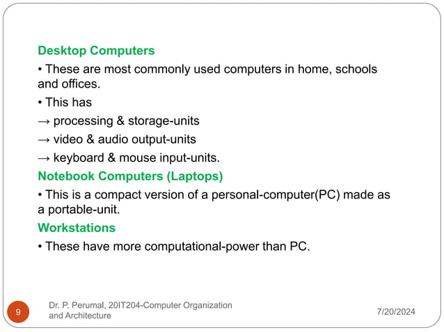 20IT204-Computer Organization and Architecture-Lecture 1.pptx