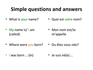 20 janvier lesson plan | PPT