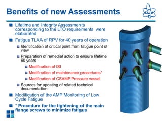 Aging Management Experience. Status of the IVMR Project | PPT
