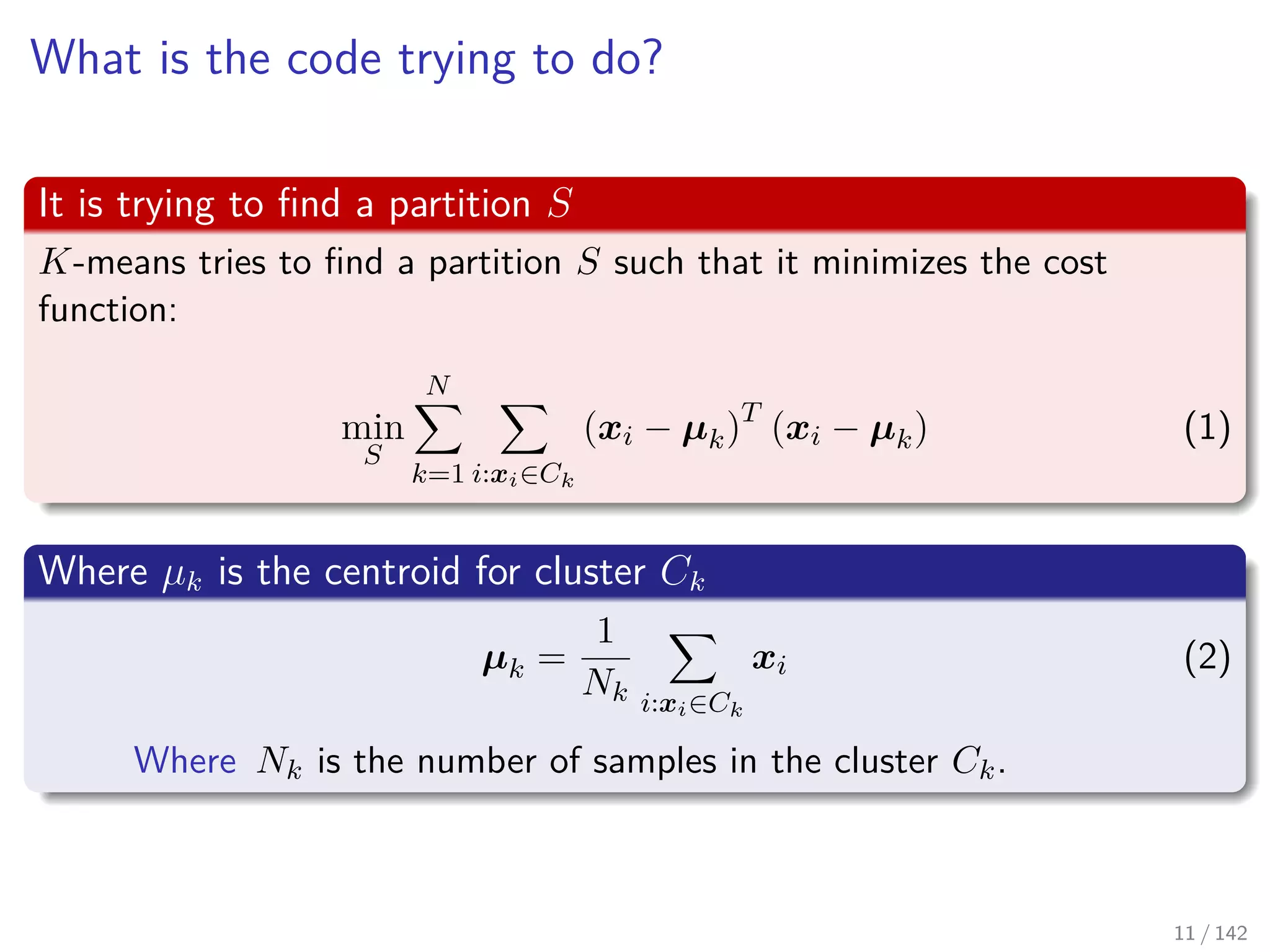 20 k-means, k-center, k-meoids and variations | PPT