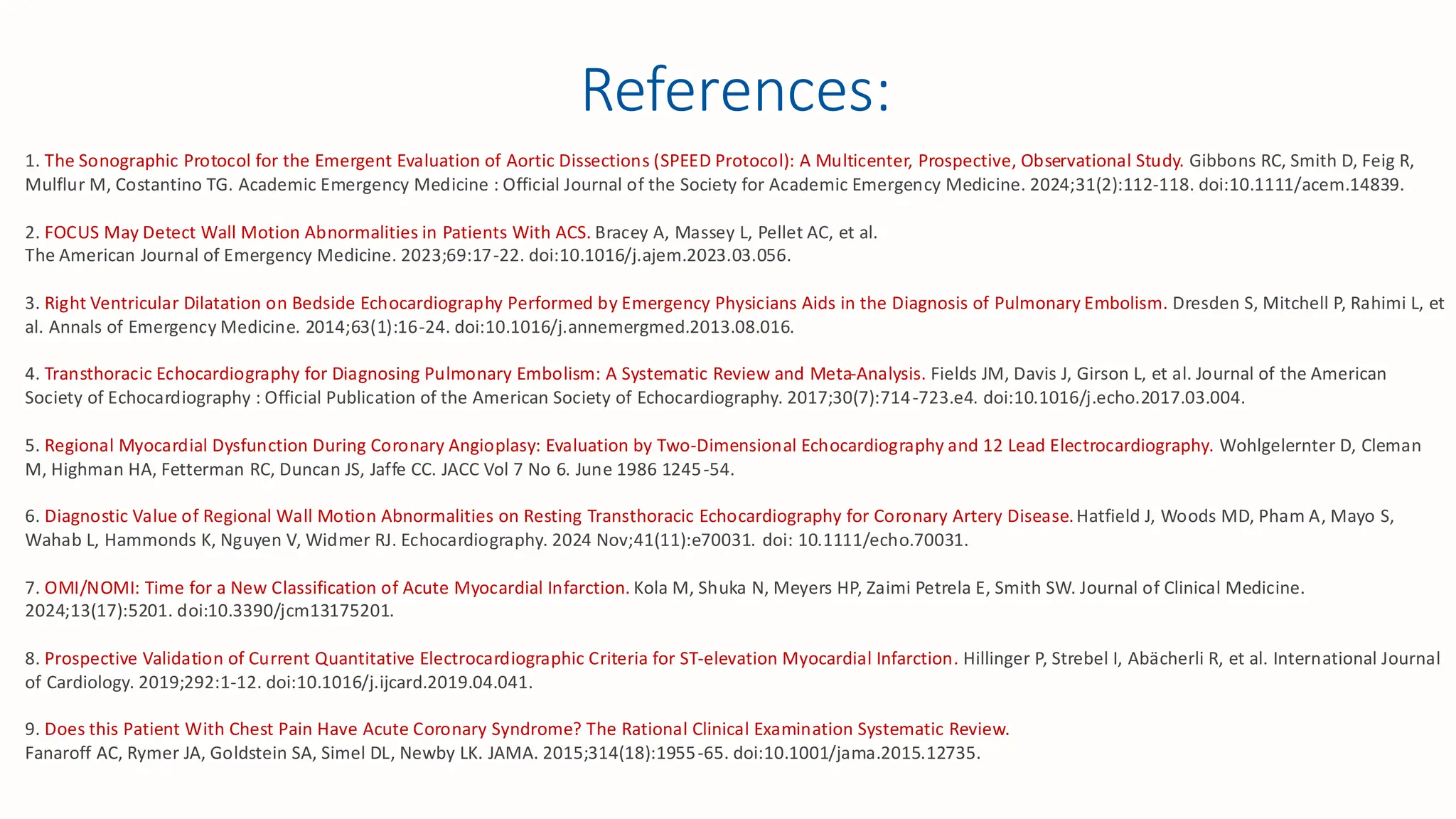 Where Does Cardiac POCUS Fit In? (Cardiac Imaging Symposium) | PDF