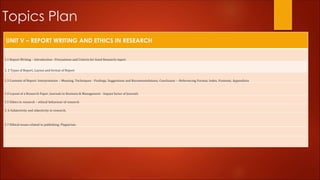 20 mbt 206 business research methods topic plan | PPTX