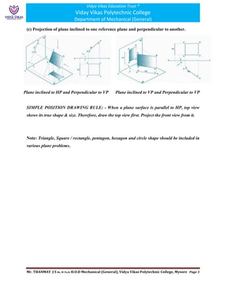 Computer Aided Engineering Drawing 20ME12P Unit – 02 Part 03 ...