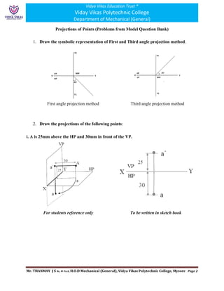Computer Aided Engineering Drawing (20ME12P) Unit – 02 | PDF | 3-D ...