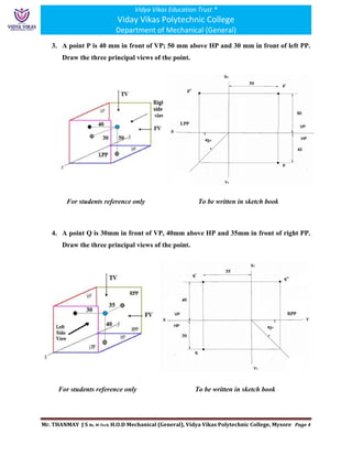 Computer Aided Engineering Drawing (20ME12P) Unit – 02 | PDF | 3-D ...