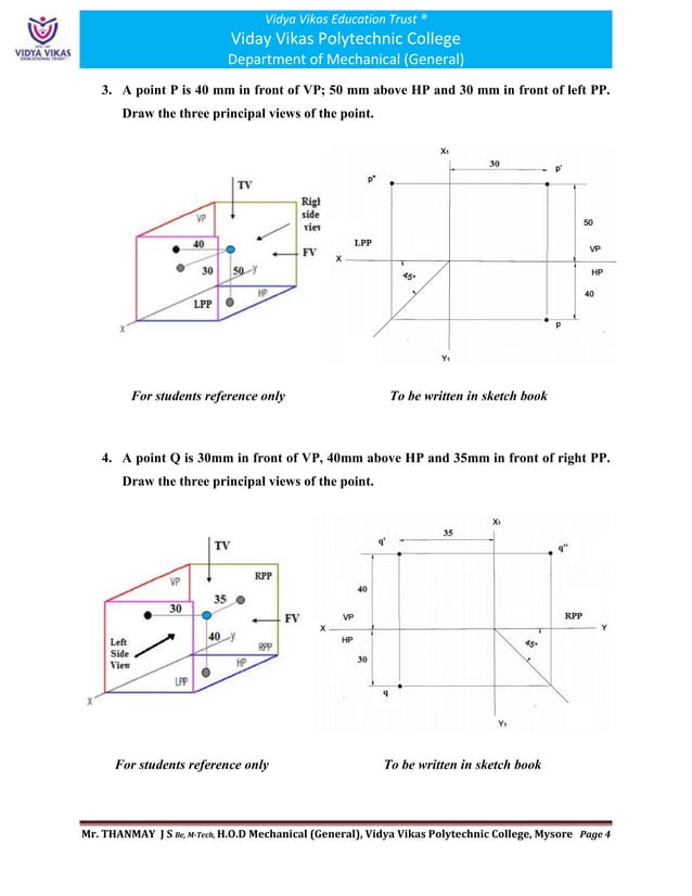 Computer Aided Engineering Drawing (20ME12P) Unit – 02 | PDF | 3-D ...