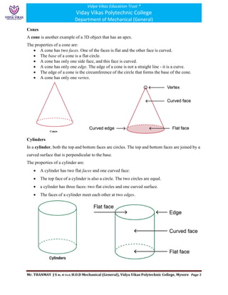 Computer Aided Engineering Drawing 20ME12P Unit 02 Part 04 PROJECTIONS ...