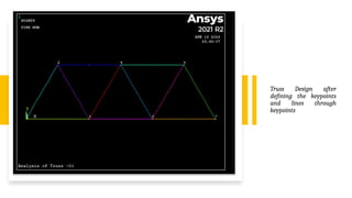 20ME68_Analysis of Trusses BY ANSYS .pptx