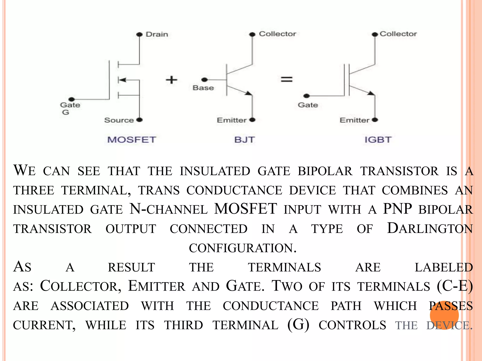 IGBT and their Characteristics | PPTX