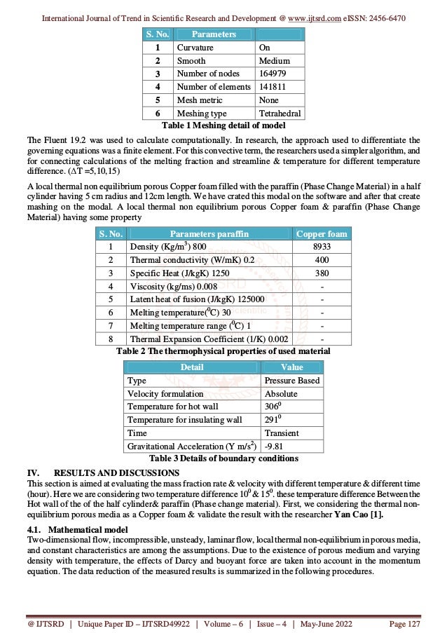 Melting Process of the Phase Change Material inside a Half Cylindrical ...