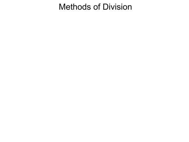 20 methods of division x | PPT