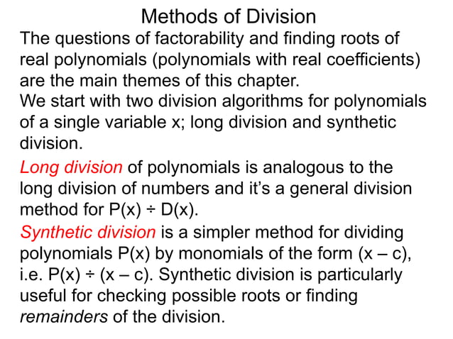 20 methods of division x | PPTX