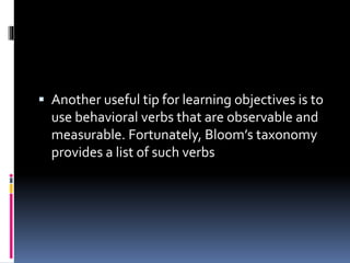 Learning Objective | PPT
