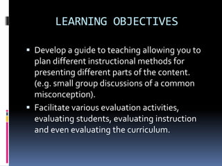 Learning Objective | PPT