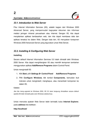 20modul 33 web-server-administrator | PDF