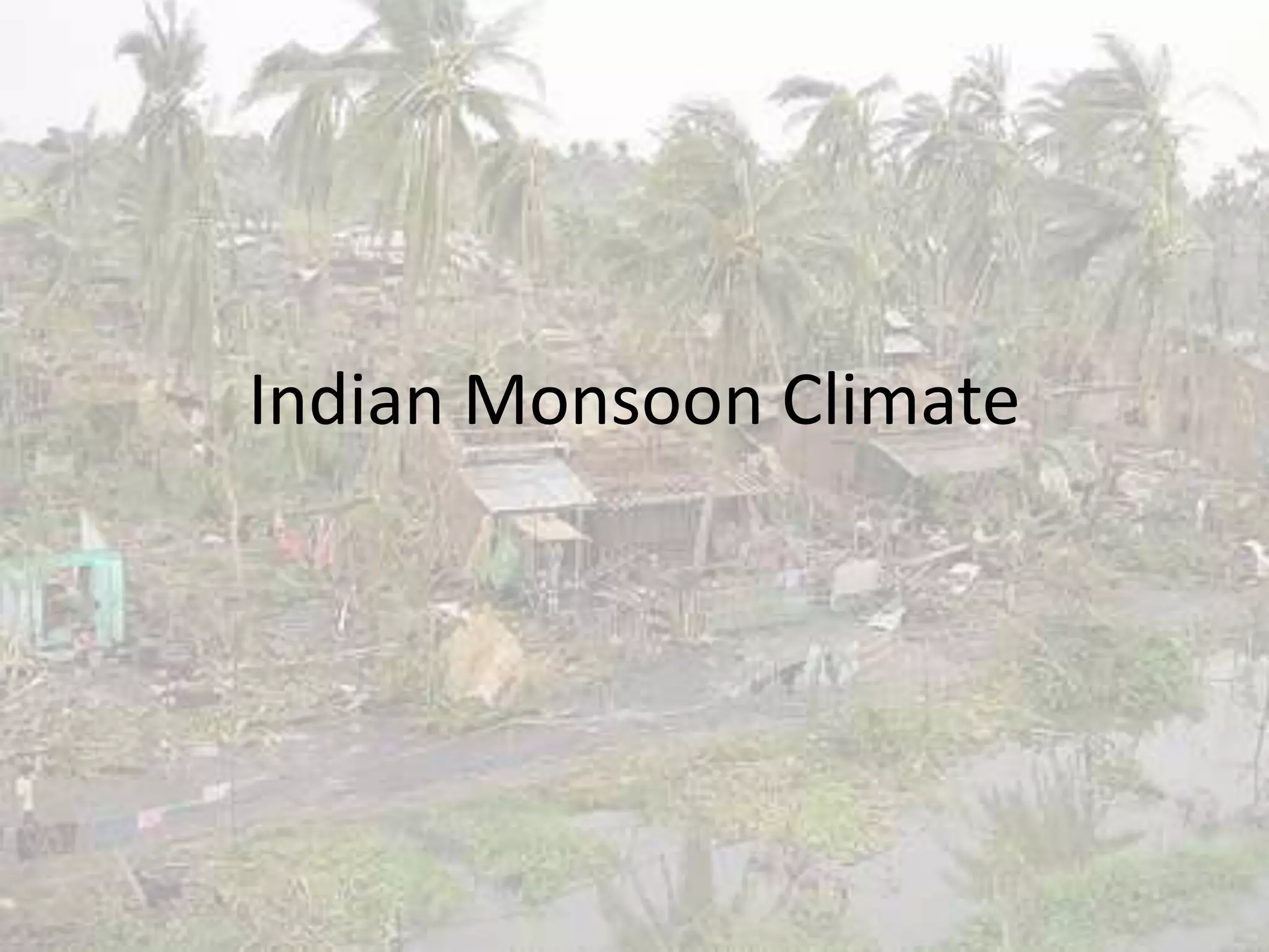 20 monsoon climate | PPT
