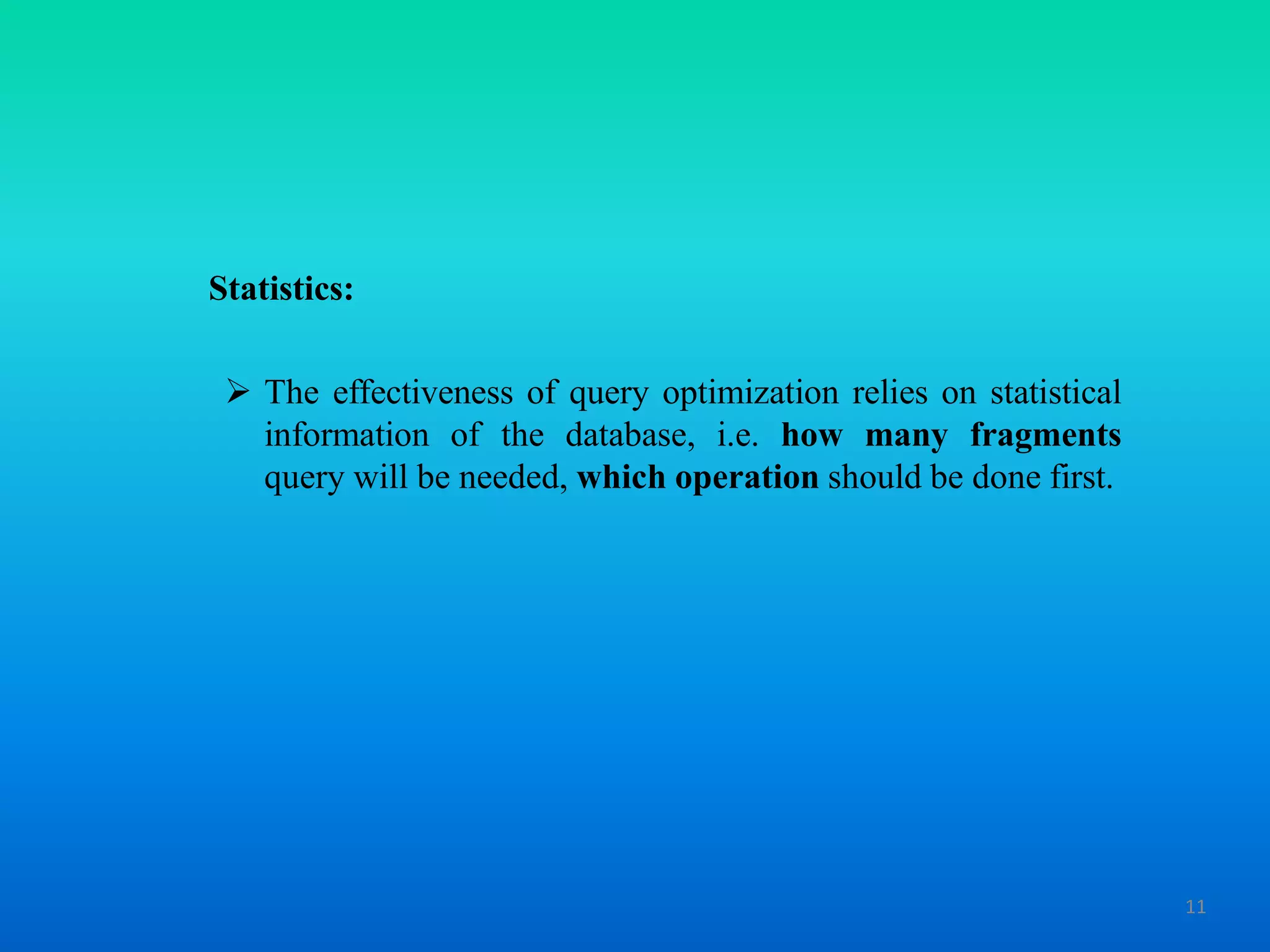 Query Processing In Distributed Database System Ppt 8616