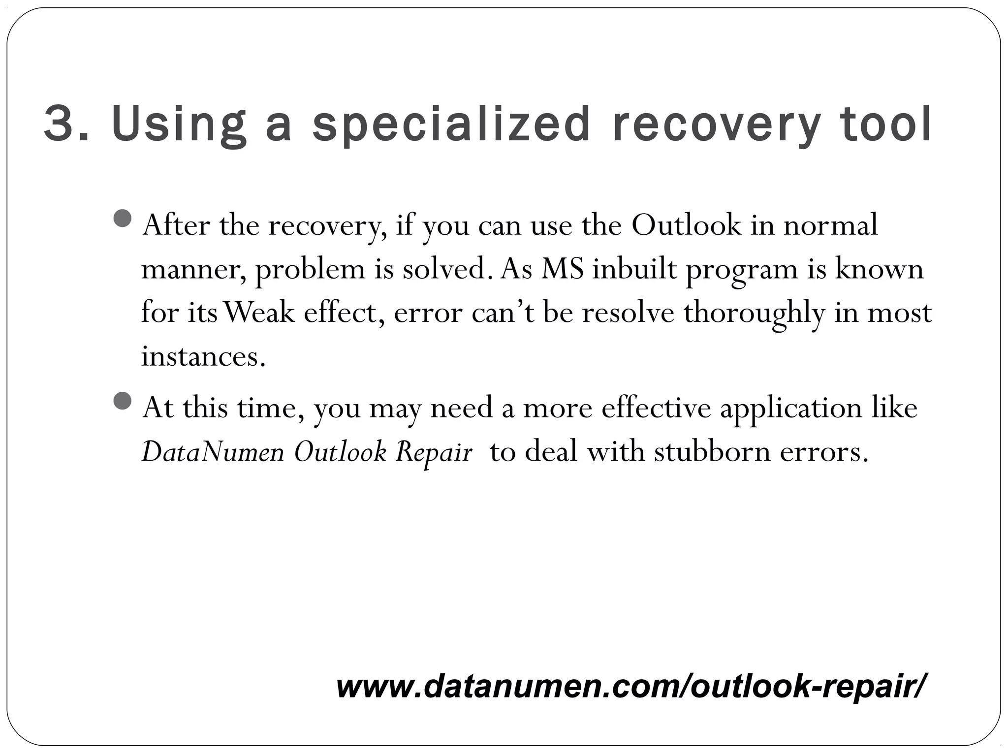 3 Methods to Fix Outlook Error "Cannot expand the folder" | PPT