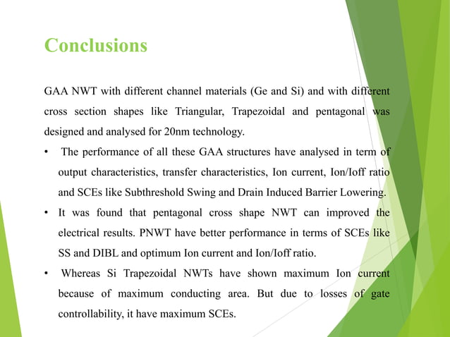 GAA nano wire FET | PPTX | Physics | Science