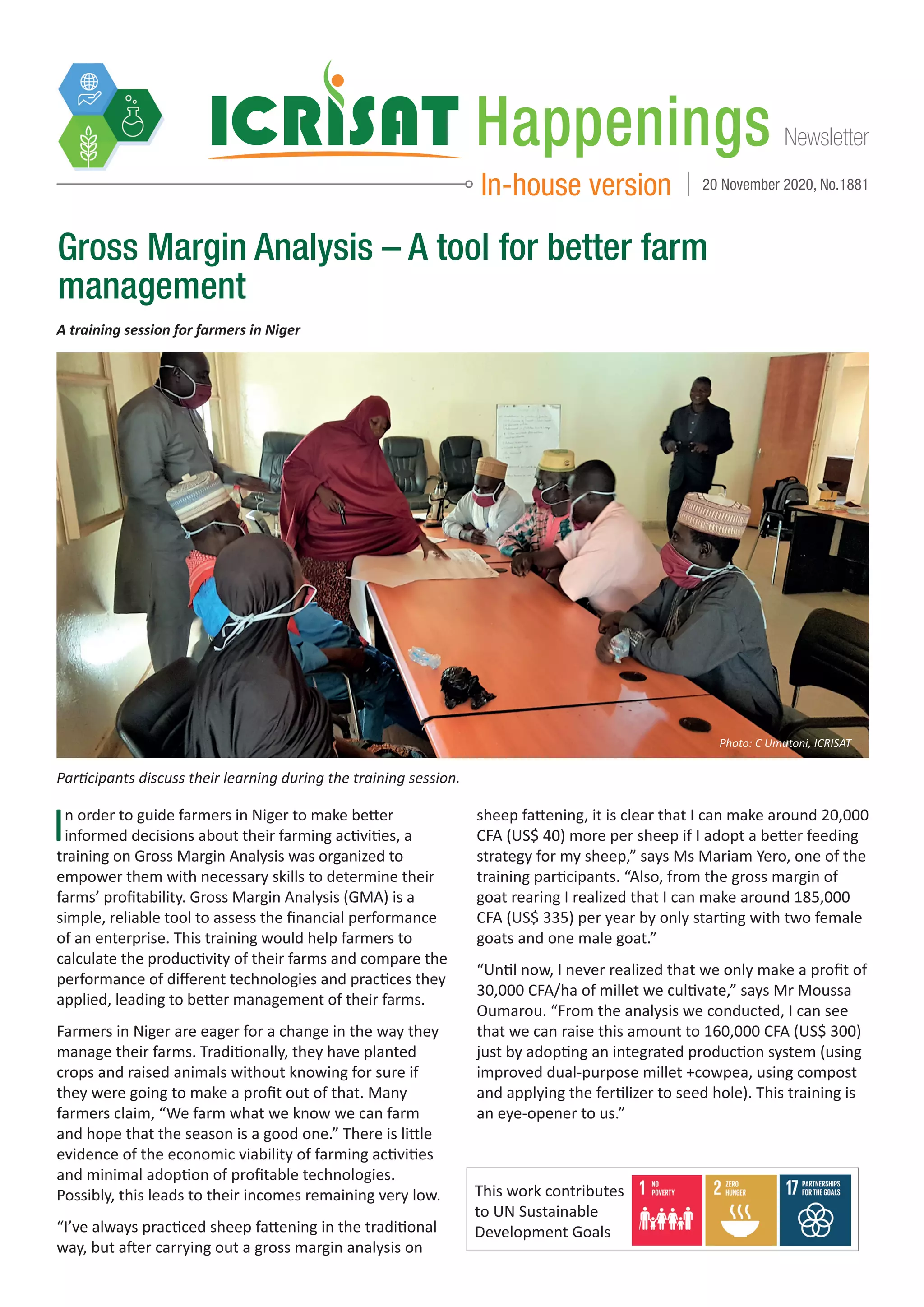 Gross Margin Analysis – A tool for better farm management | PDF