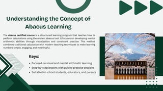 Abacus Certified Course: Learning the Art of Mental Calculation | PDF