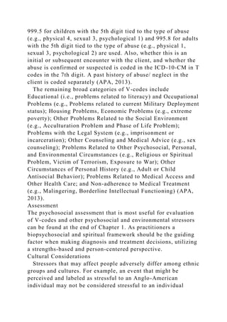 20 Other Conditions That May Be a Focus of Clinical AttentionV-c.docx