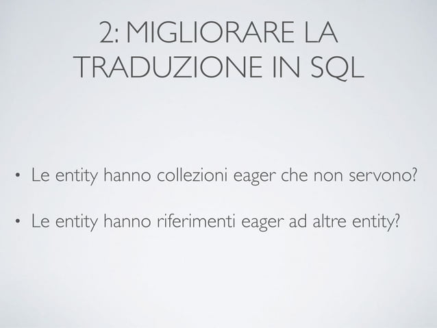 20 - Ottimizzare le query | PPT | Free Download