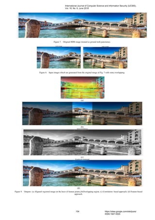 Image Stitching Algorithm: An Optimization between Correlation-Based and Feature-Based Method | PDF