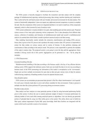 A Software Infrastructure for Multidimensional Data Analysis: A Data Modelling Aspect | PDF