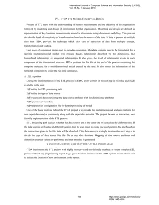 A Software Infrastructure for Multidimensional Data Analysis: A Data Modelling Aspect | PDF