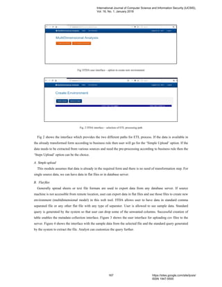 A Software Infrastructure for Multidimensional Data Analysis: A Data Modelling Aspect | PDF