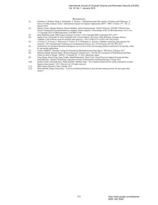 A Software Infrastructure for Multidimensional Data Analysis: A Data Modelling Aspect | PDF
