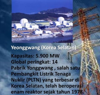 20 pembangkit listrik terbesar yang ada di dunia by: Isya Ansyari | PPTX