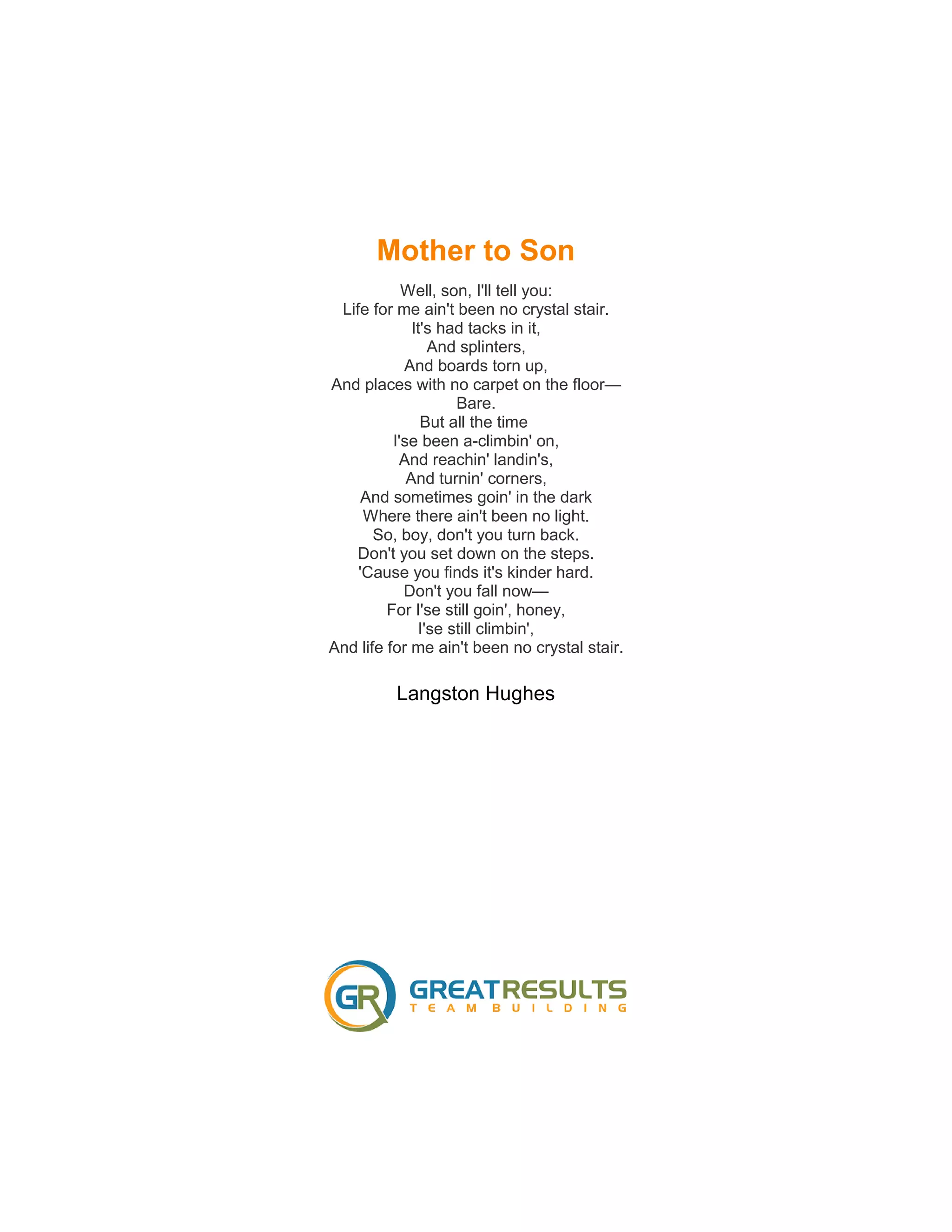 20 powerful poems to inspire your team | PDF
