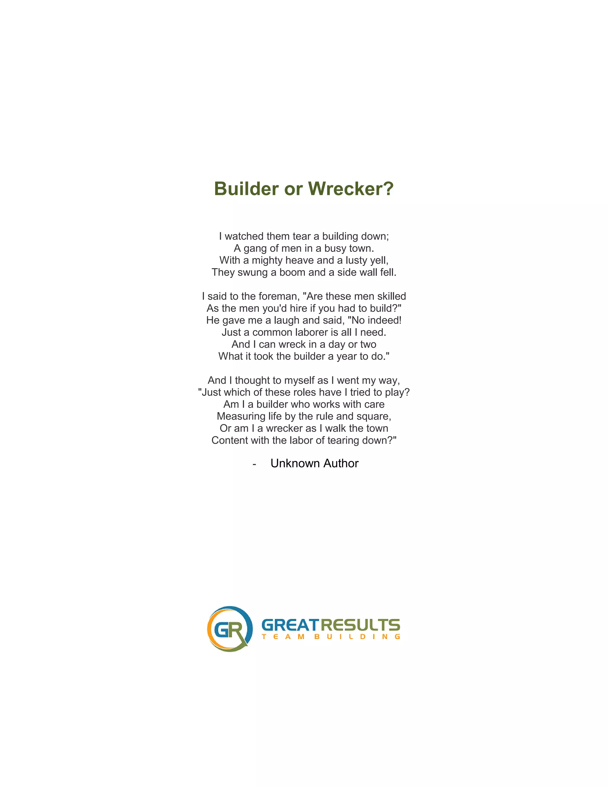 20 powerful poems to inspire your team | PDF