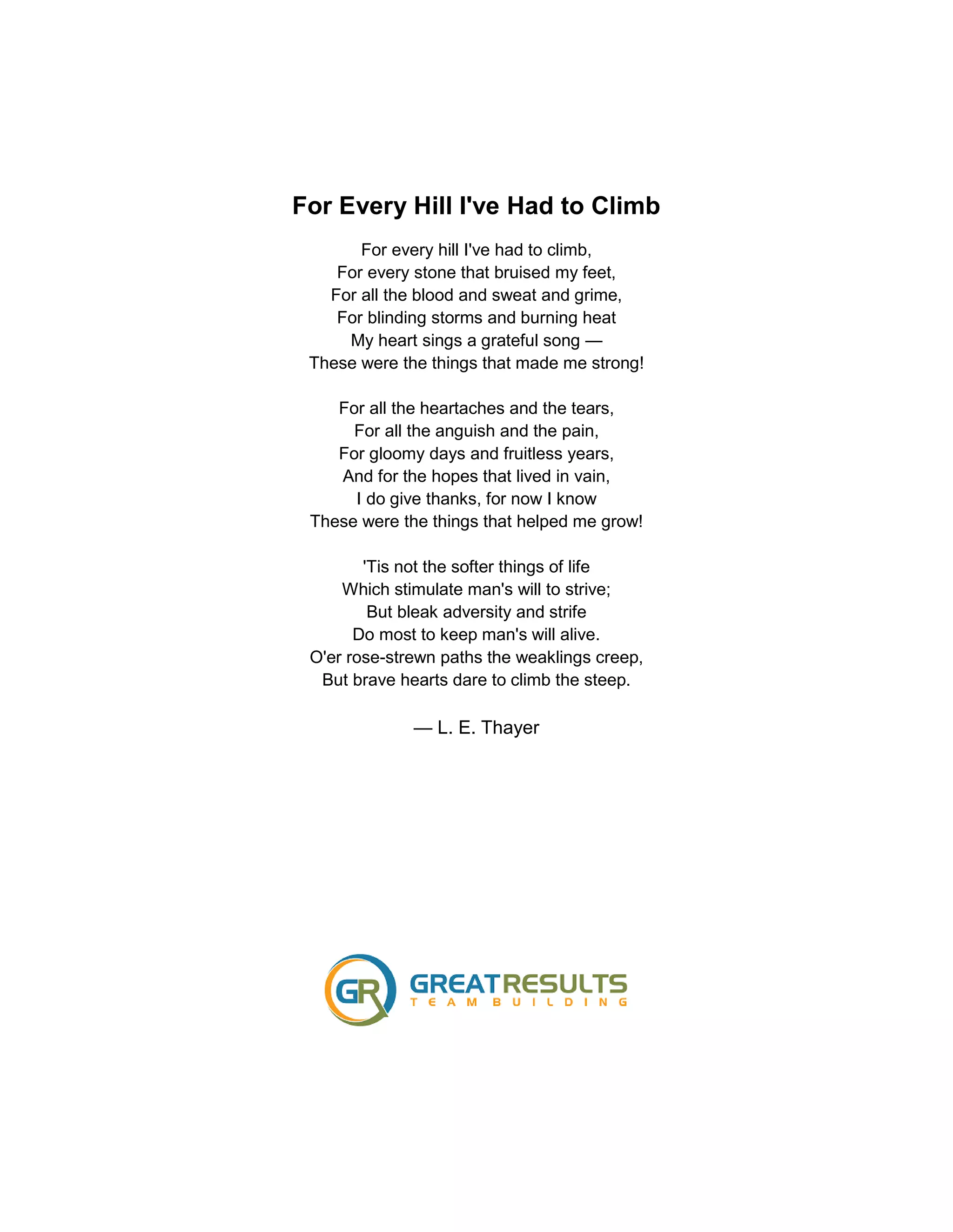 20 powerful poems to inspire your team | PDF
