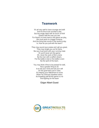 20 powerful poems to inspire your team | PDF