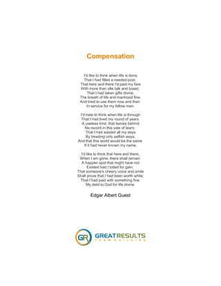 20 powerful poems to inspire your team | PDF