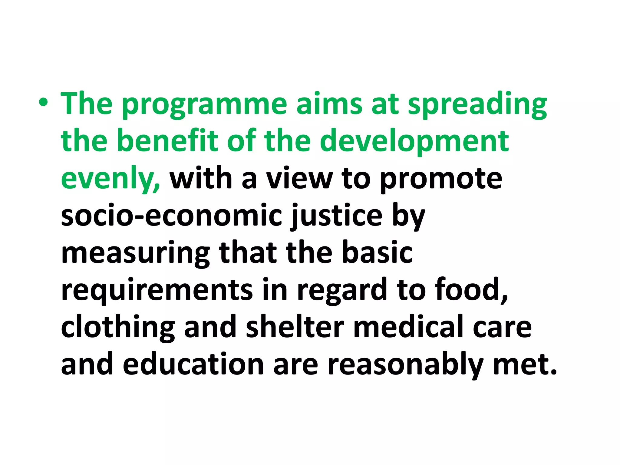 20 POINT PROGRAMME - INDIA | PPTX