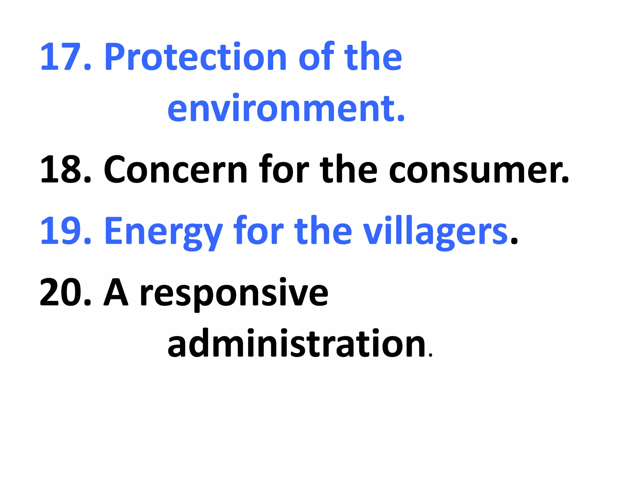 20 POINT PROGRAMME - INDIA | PPTX