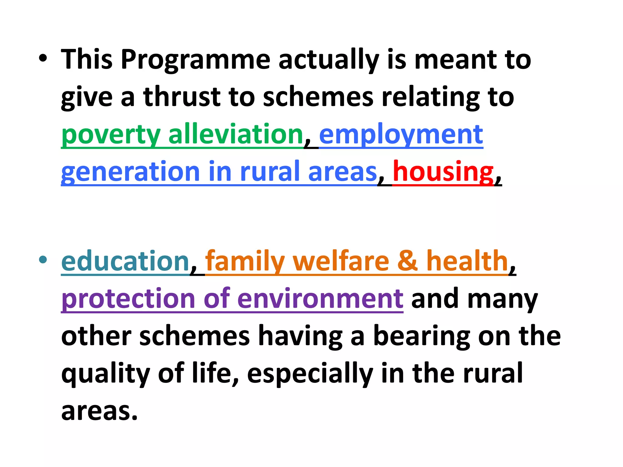20 POINT PROGRAMME - INDIA | PPTX