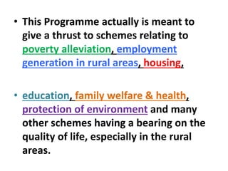 20 POINT PROGRAMME - INDIA | PPTX