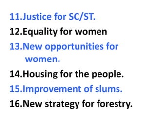 20 POINT PROGRAMME - INDIA | PPT