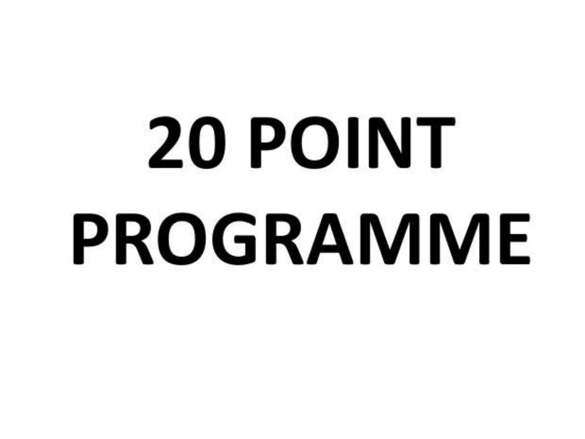20 point prgrm | PPTX